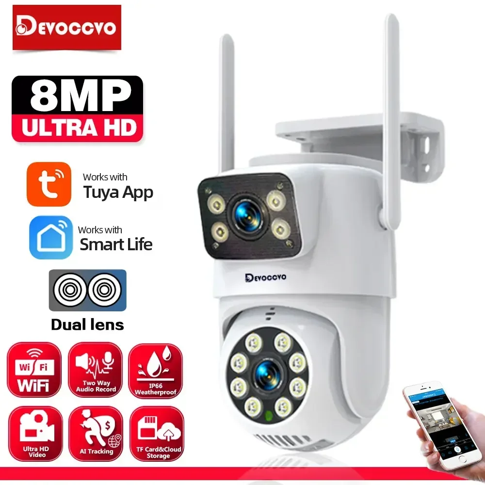 Tuya-4K-8MP-PTZ-Wifi-Security-Camera-Dual-Lens-with-Dual-Screen-Ai-Auto ...