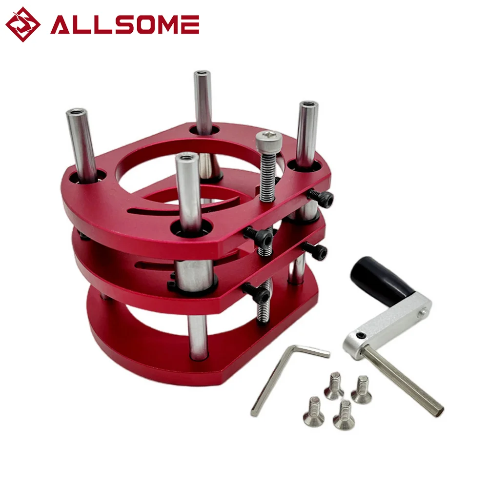 Woodworking Router Lift with 4 Aluminum Alloy Jaw Clamping, Router ...