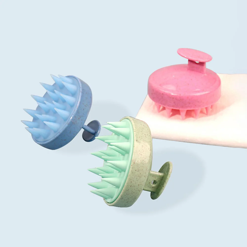Silicone-Head-Wash-Clean-Care-Hair-Root-Itching-Scalp-Massage-Comb-Hair ...