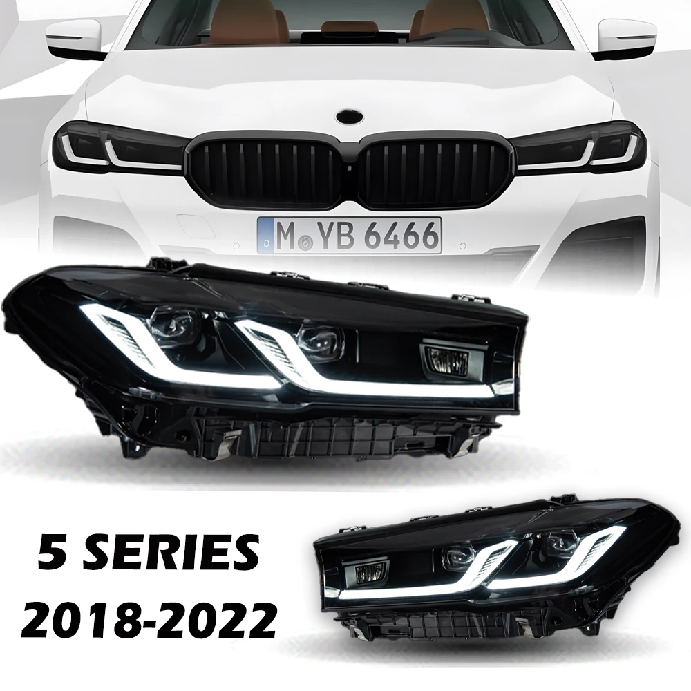 Car-Styling-Head-Lamp-for-5-Series-G30-G38-Headlights-2018-2022 ...
