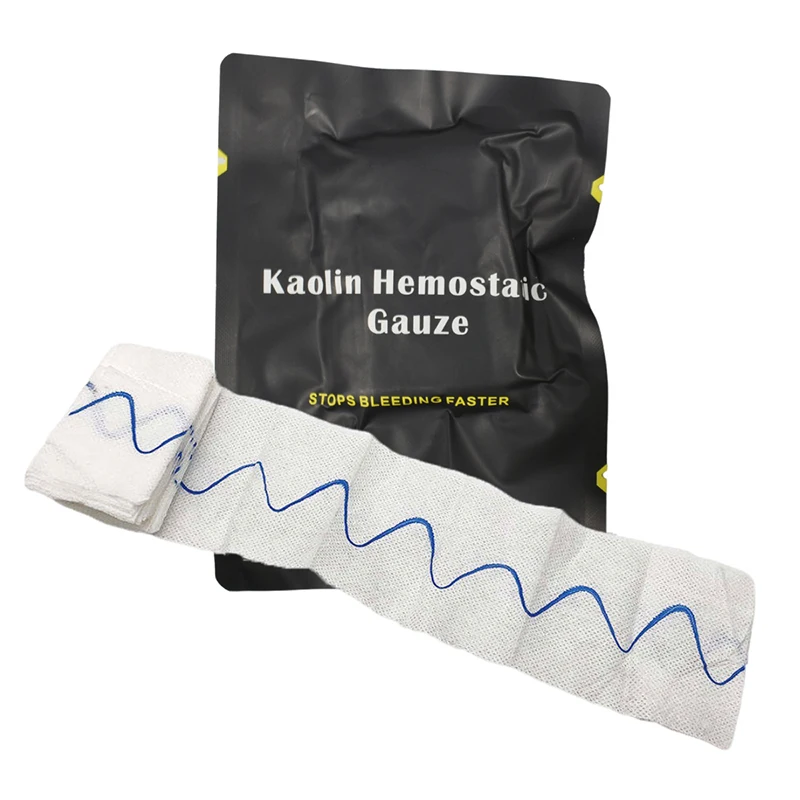 Hemostatic-Kaolin-Gauze-Combat-Emergency-Trauma-Z-Fold-Soluble-For-Ifak ...