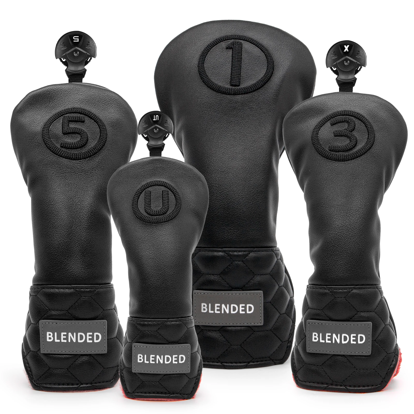 Black-Color-High-Quality-Golf-Club-Head-Covers-Golf-Fariway-Wood-Covers ...