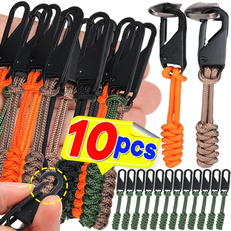 Portable Zipper Pull Colorful Detachable Zipper Sliders Cord Travel Bag ...