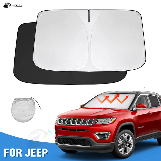 Car Sun Visor Windshield Sun Shade For Jeep Compass 2017-2024 - Custom ...