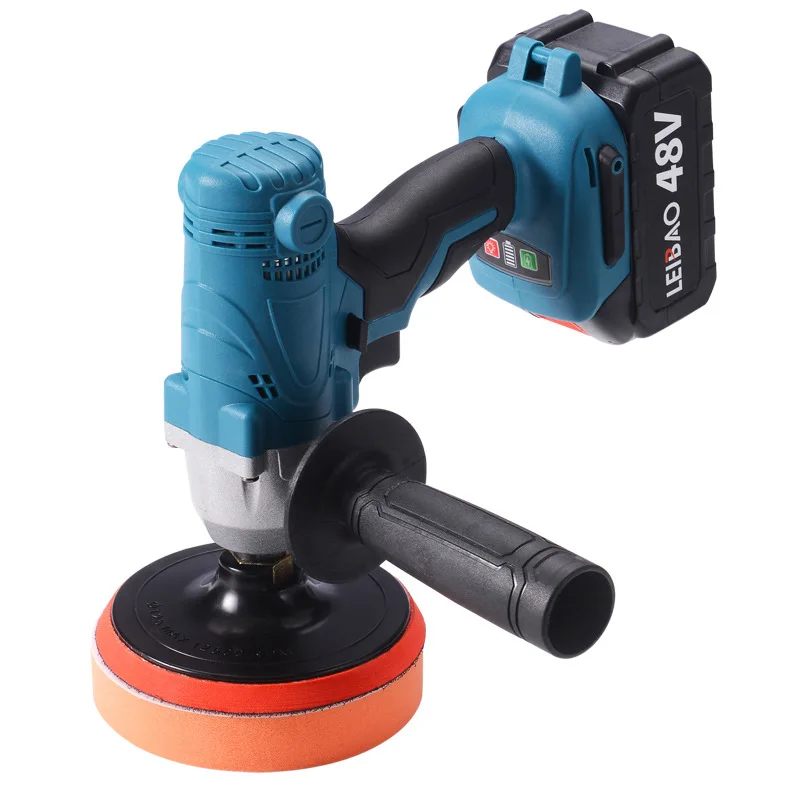 2 in1 48V Polisher Car Polishing Machine Cordless Battery Polishing ...