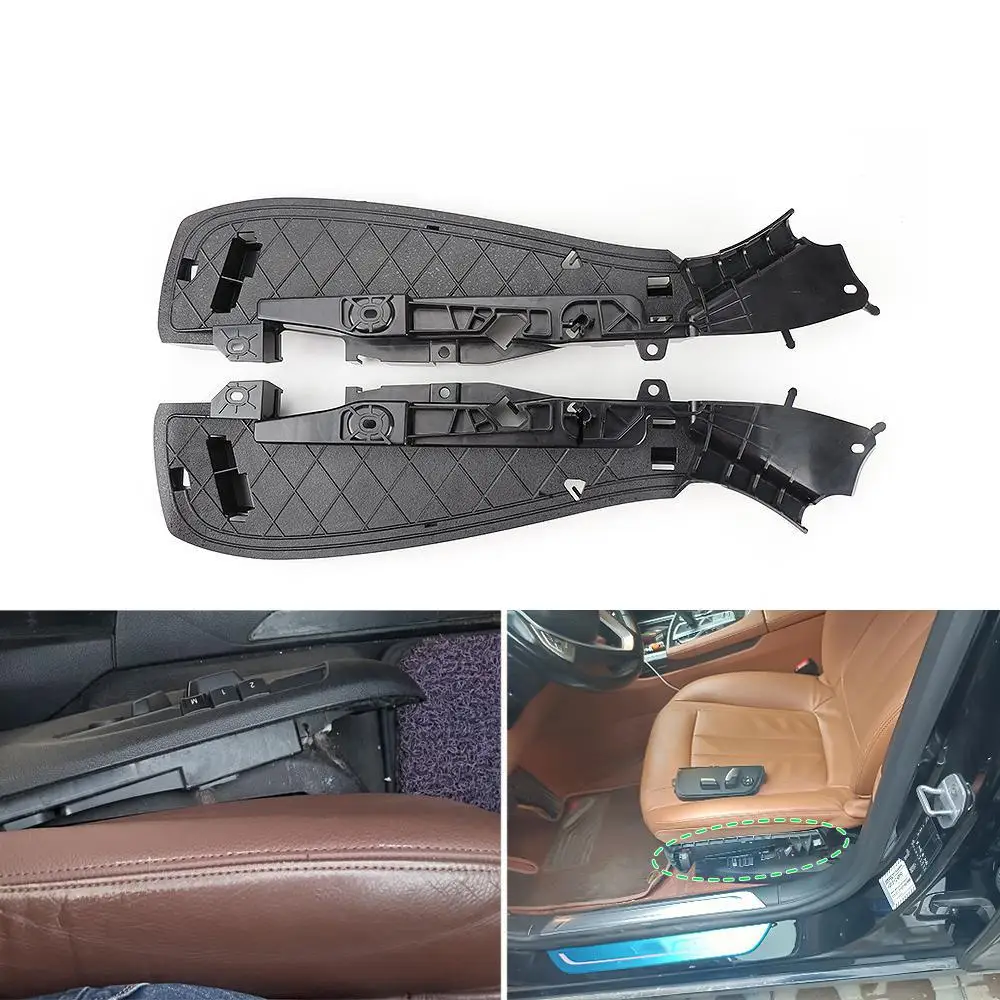 Car-Front-Left-Right-Seat-Side-Bracket-Plastic-Cover-Parts-For-BMW-5-7 ...