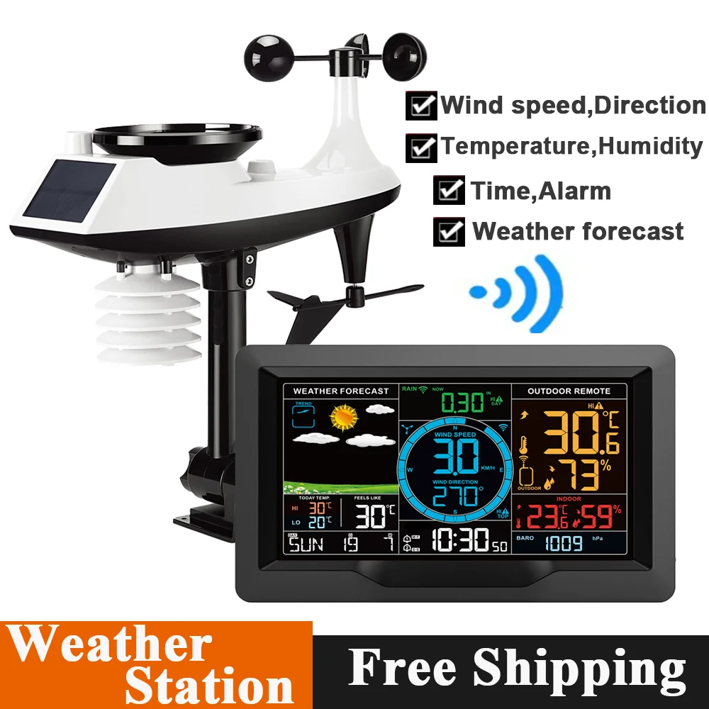 FJ3390A Hygrothermograph Professional Weather Station Temperature ...