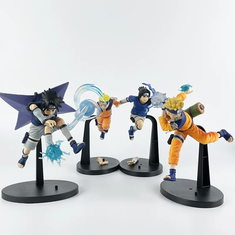 Bandai-16cm-Anime-NARUTO-Sasuke-Itachi-Naruto-Kakashi-Figure-Battle ...