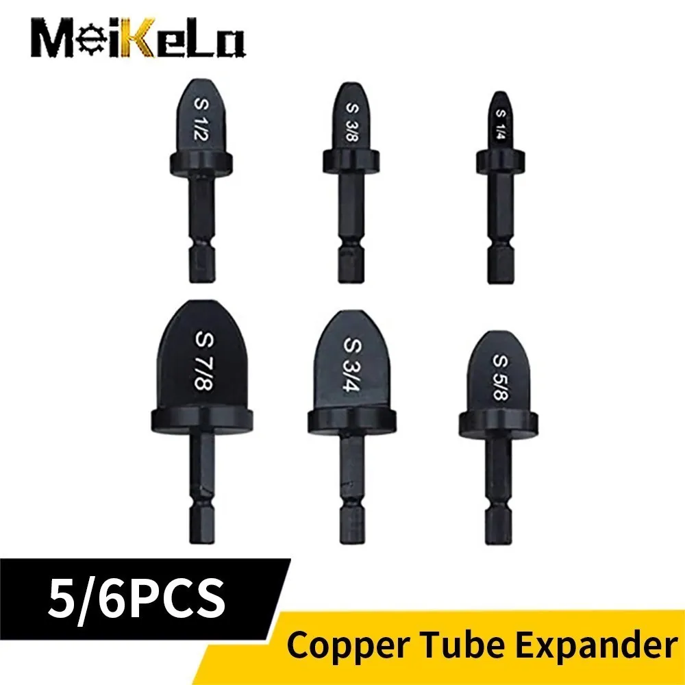 Meikela-5-6Pcs-Tube-Expander-Electric-Flaring-Tools-Air-Conditioner-Copper-Pipe-Expansion-Hex ...