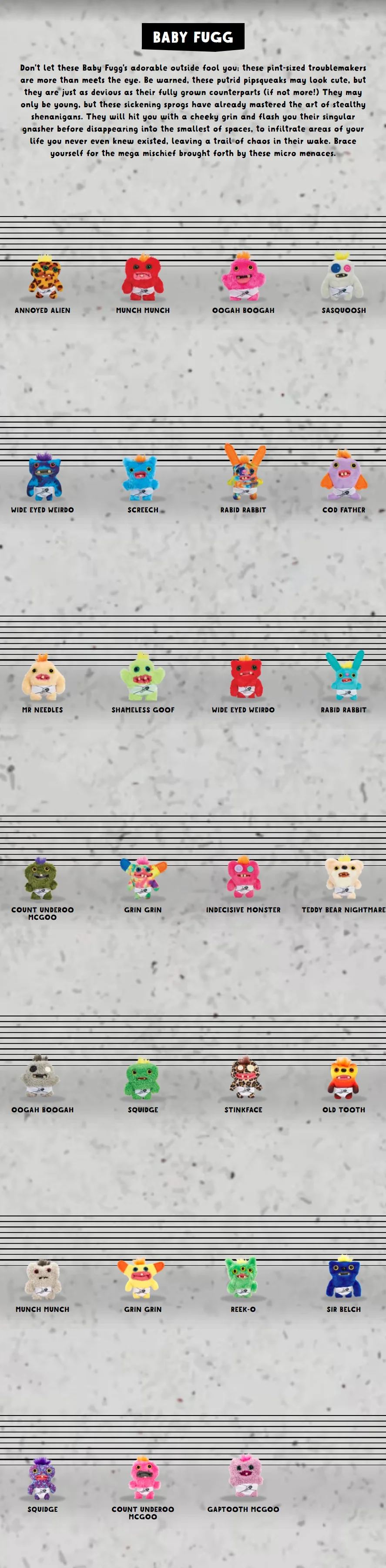 Fuggler плюшевый монстр 9 см | AliExpress