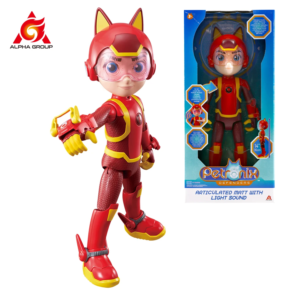 PETRONIX-DeFenders-Grandes-Luzes-e-Sons-Matt-Action-Figure-9-Pontos-de ...