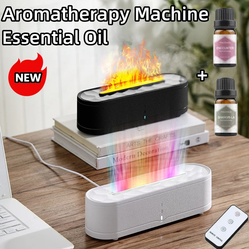 2024-New-Simulated-Flame-Ultrasonic-Incense-Diffuser-With-Essential-Oil ...