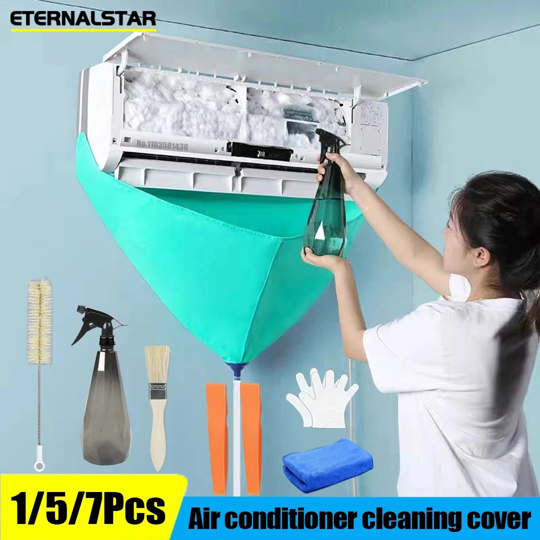 Air Conditioning Cleaning Kit Air Coditioning Cleaning Cover Leak-proof ...