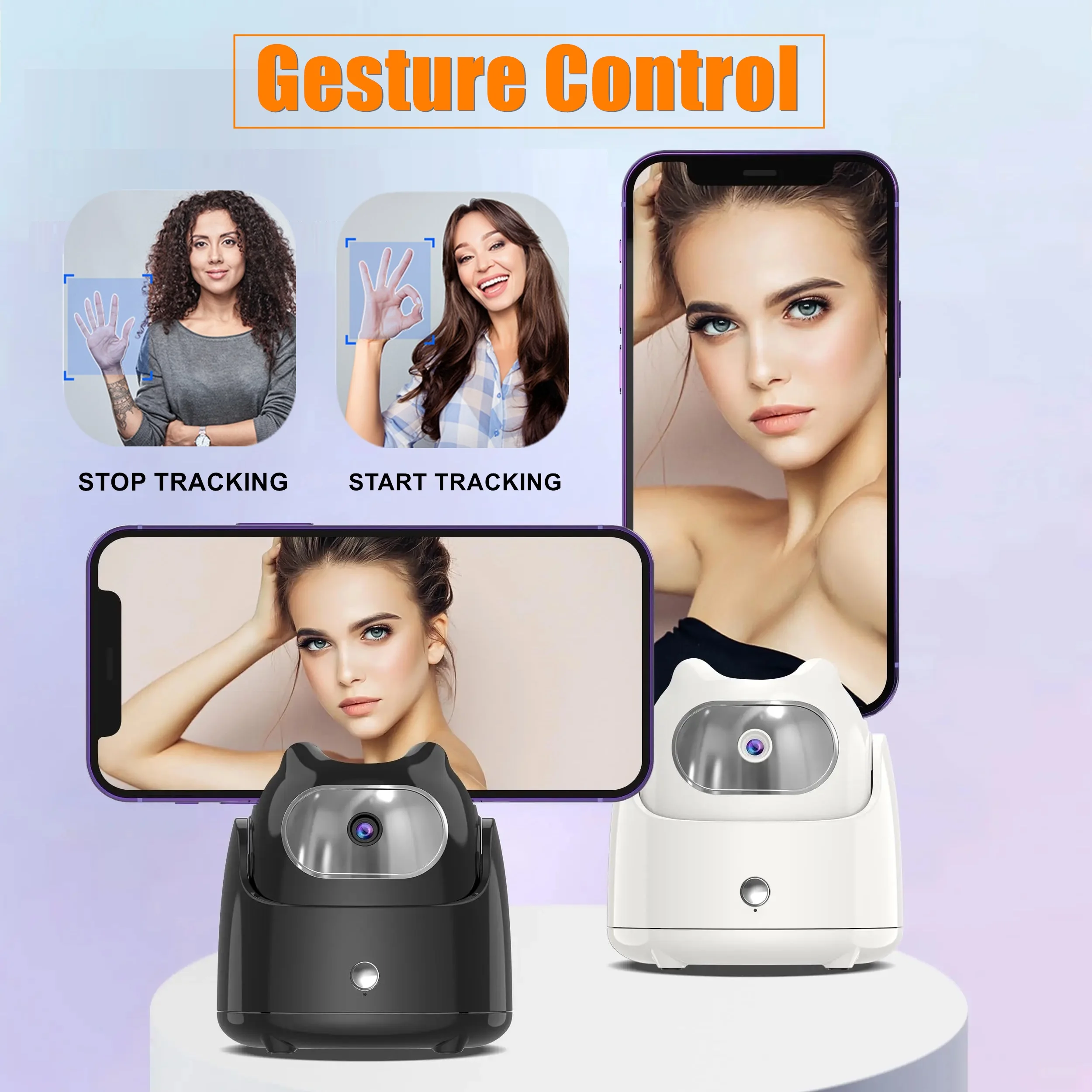 Smart-Shooting-Gimbal-360-All-round-Rotation-Auto-Face-Object-Tracking ...