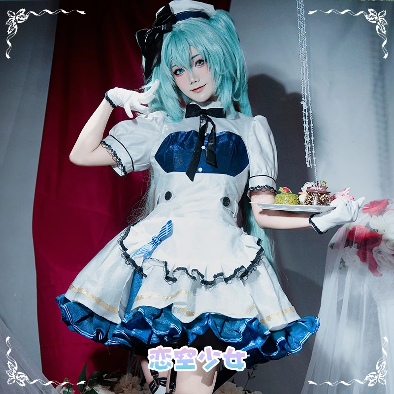 Anime Miku Baker Maid Apron Dress Outfits Anime Cosplay Costumes Future ...