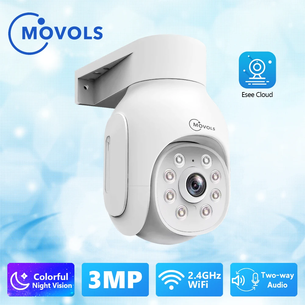 Movols Video Surveillance Camera | Camera Surveillance Wireless - 3mp Ptz Video - Aliexpress