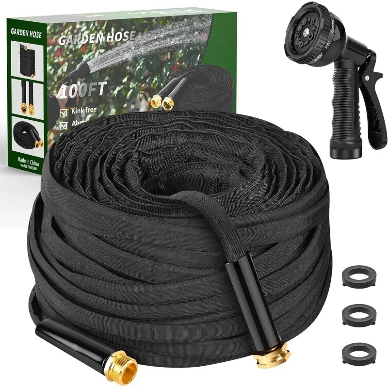 Garden-Hose-100ft-Flexible-Hose-with-10-Function-Hose-Nozzle-Non ...