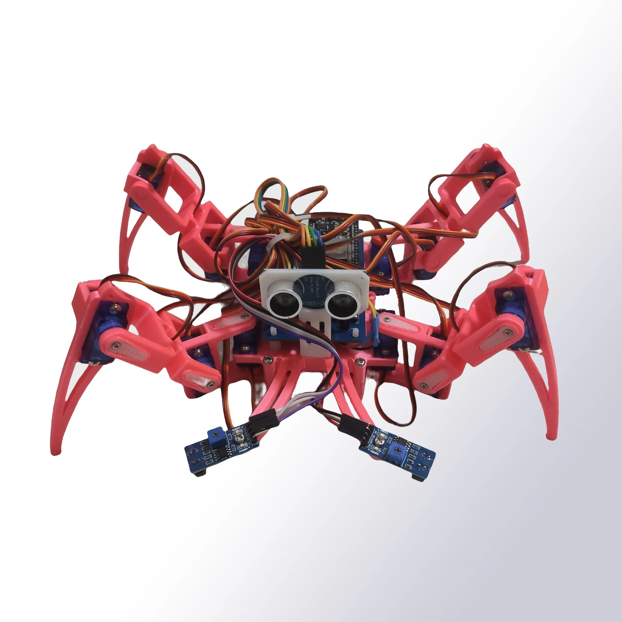 4 Dof Electric Spider Robot Kit DIY Educational Intelligence Development Assembles Kids Children ...