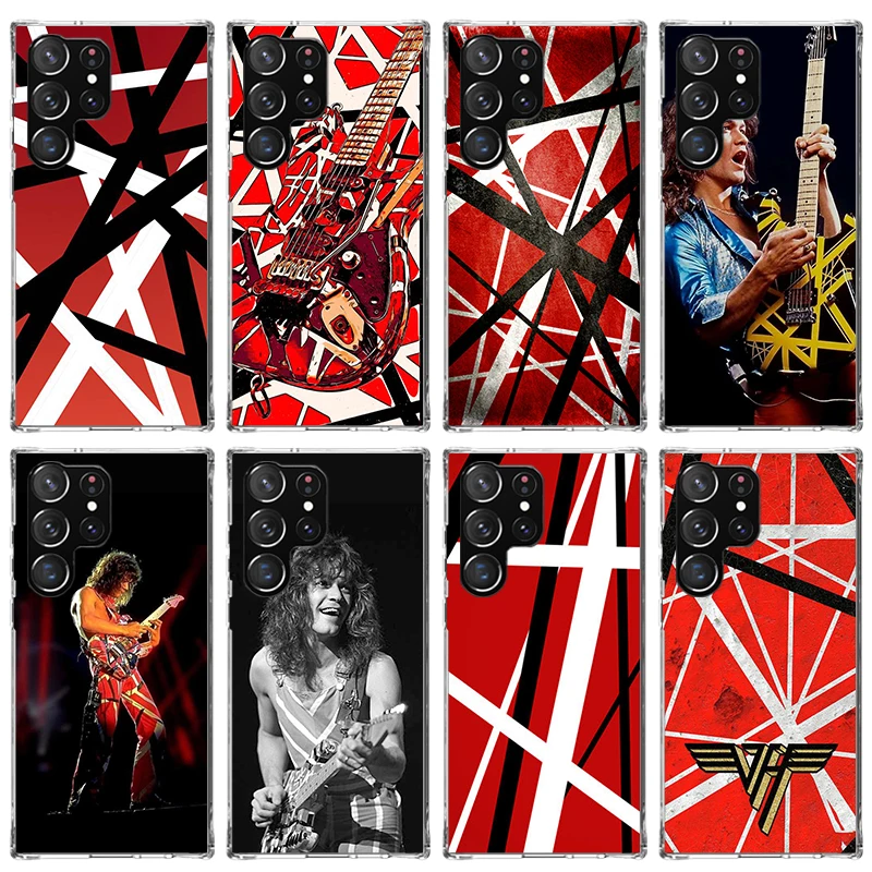 Eddie Van Halen Graphic Guitar Phone Case For Samsung Galaxy S23 S24 ...