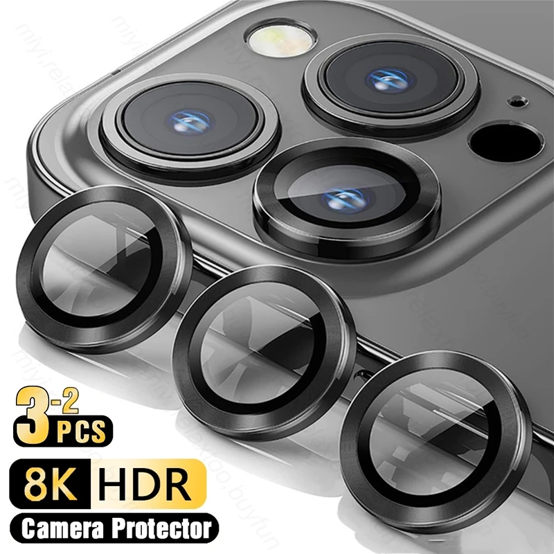 3D-Curved-Tempered-Glass-Metal-Ring-Camera-Protector-Cover-For-iphone ...