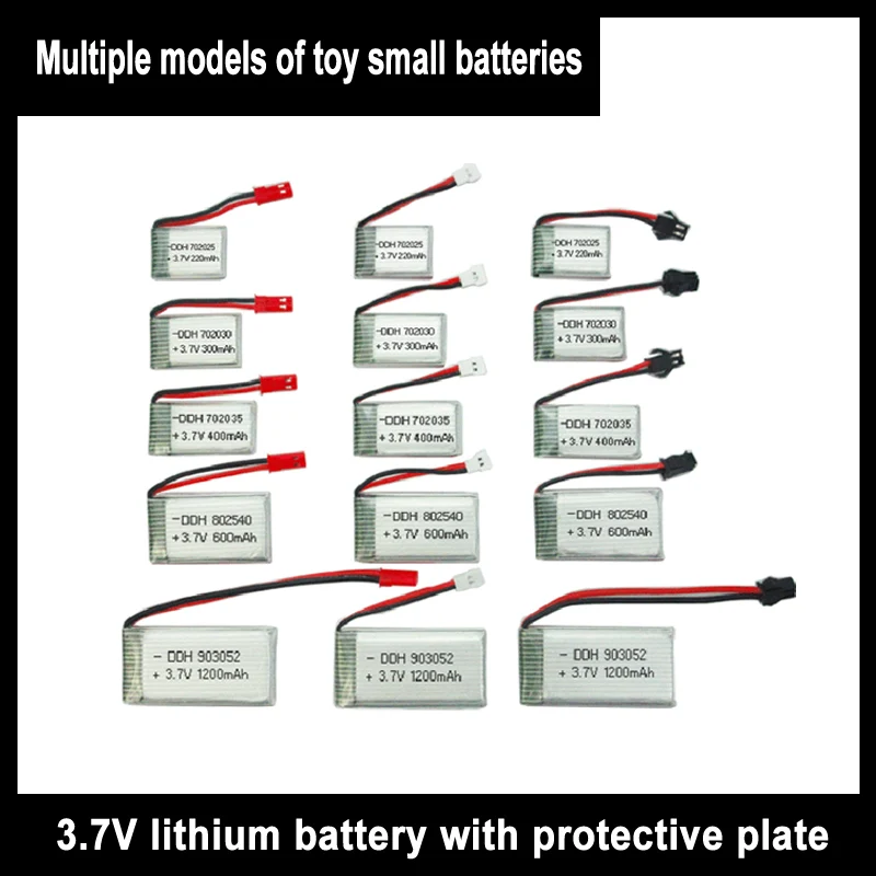 Remote-Control-Uav-Lithium-Polymer-Battery-3-7v-450mah-500mah-550mah-Sm ...