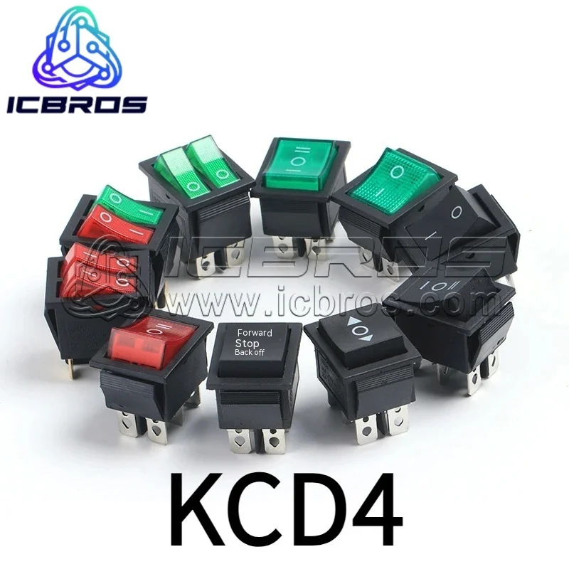 5pcs-lot-KCD4-Black-Rocker-Switch-Power-Switch-ON-OFF-ON-3-Position-6 ...