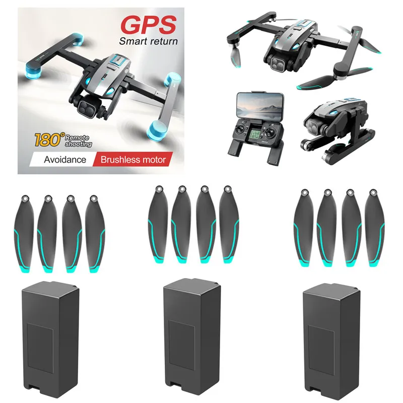 S188-Brushless-GPS-Foldable-Remote-Control-RC-Drone-Quadcopter-Spare ...