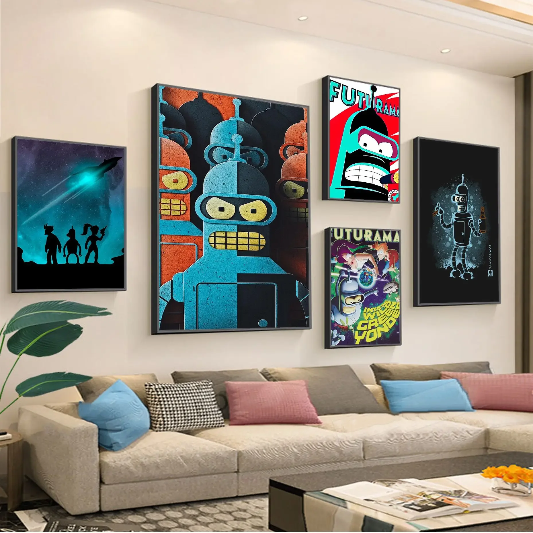 F-Futurama-B-Bender-Art-Movie-Sticky-Posters-Whitepaper-Prints-Posters ...