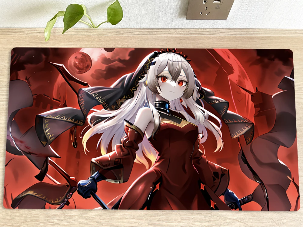 YuGiOh-Playmat-Red-Cartesia-the-Virtuous-TCG-CCG-Mat-Trading-Card-Game ...