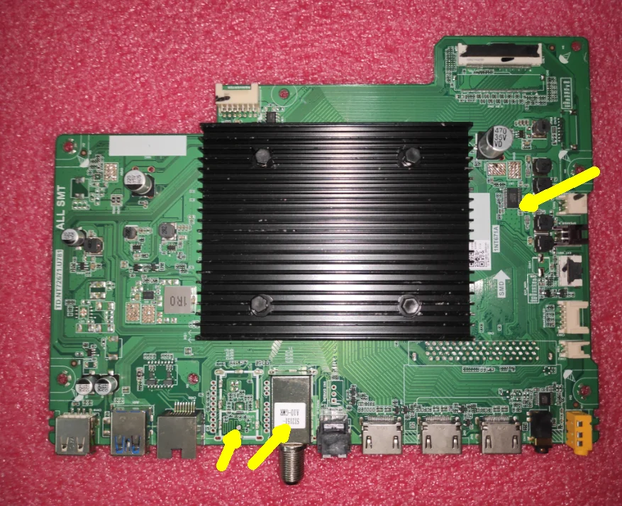 TD.NT72671.U781 INT671A 02t-maant72671-ca04 LED TV motherboard tested ...