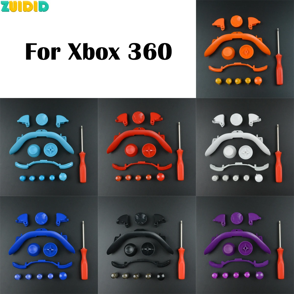 ZUIDID-1Set-For-XBOX-360-Full-set-buttons-repair-parts-with-T8 ...