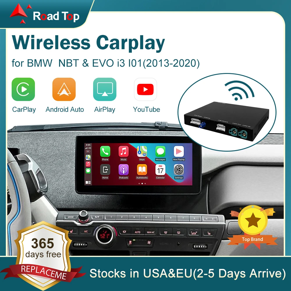 Wireless Carplay For Bmw I3 I01 Nbt,evo System 2013-2020, With Android ...