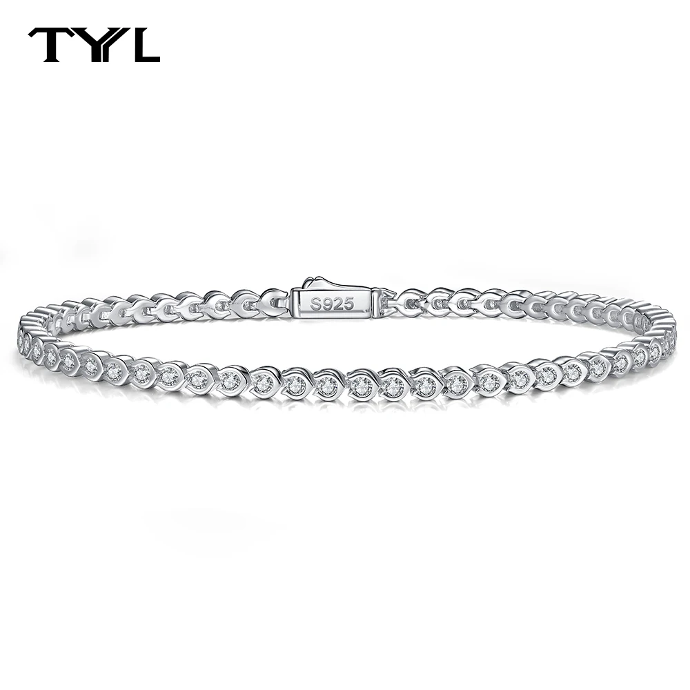 TYYL-pulsera-apilable-de-plata-de-ley-2-8-para-mujer-brazalete-con ...