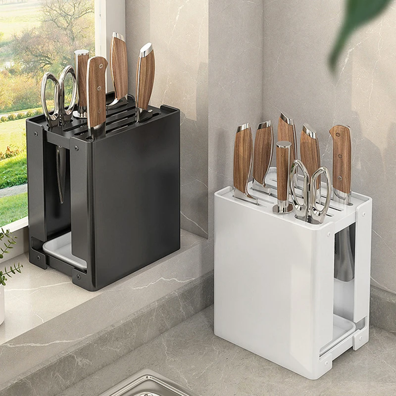 Multifunctional-Knife-Rack-with-Drainage-Design-All-in-One-Knife ...