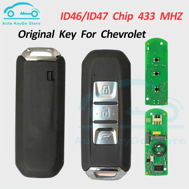OEM-Car-Key-Remote-ID46-ID47-Chip-433MHz-3-Button-Smart-Key-Fob-For ...