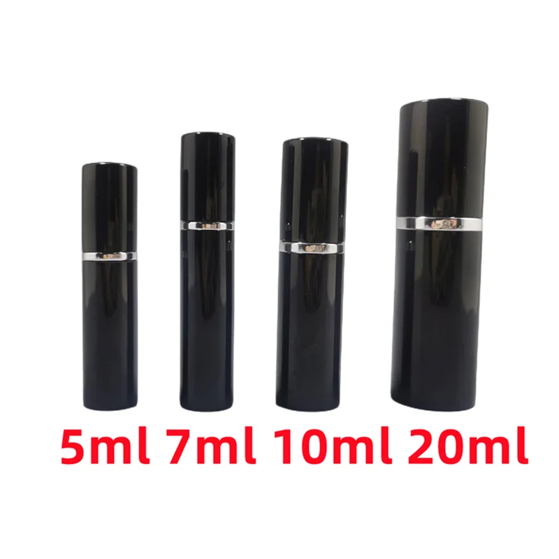 1PCS Mini Atomizer Perfume 5ml 10ml 15ml 20ml Portable Black Makeup ...