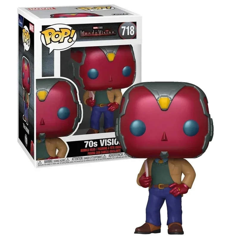 2025 FUNKO POP NUEVA llegada Wanda Vision Serie 50s Vision #714 70s ...