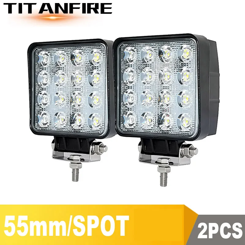 ZK30-DS-4x4-LED-Spot-Flood-Work-light-9-30V-Car-48W-6000LM-64W-8000LM ...