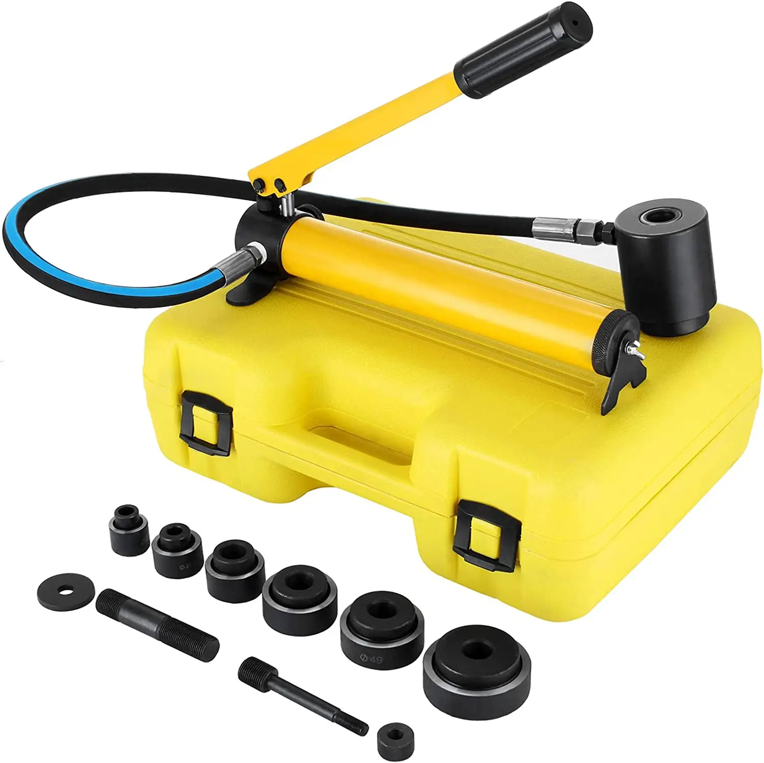 10 Ton Hydraulic Hole Digger Punching Driver Tool Set Syk-15 Knockout ...