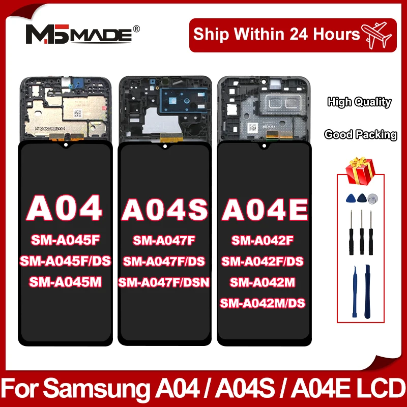 6-5-For-Samsung-Galaxy-A04-LCD-A045-A045F-Display-A04S-Touch-Screen ...
