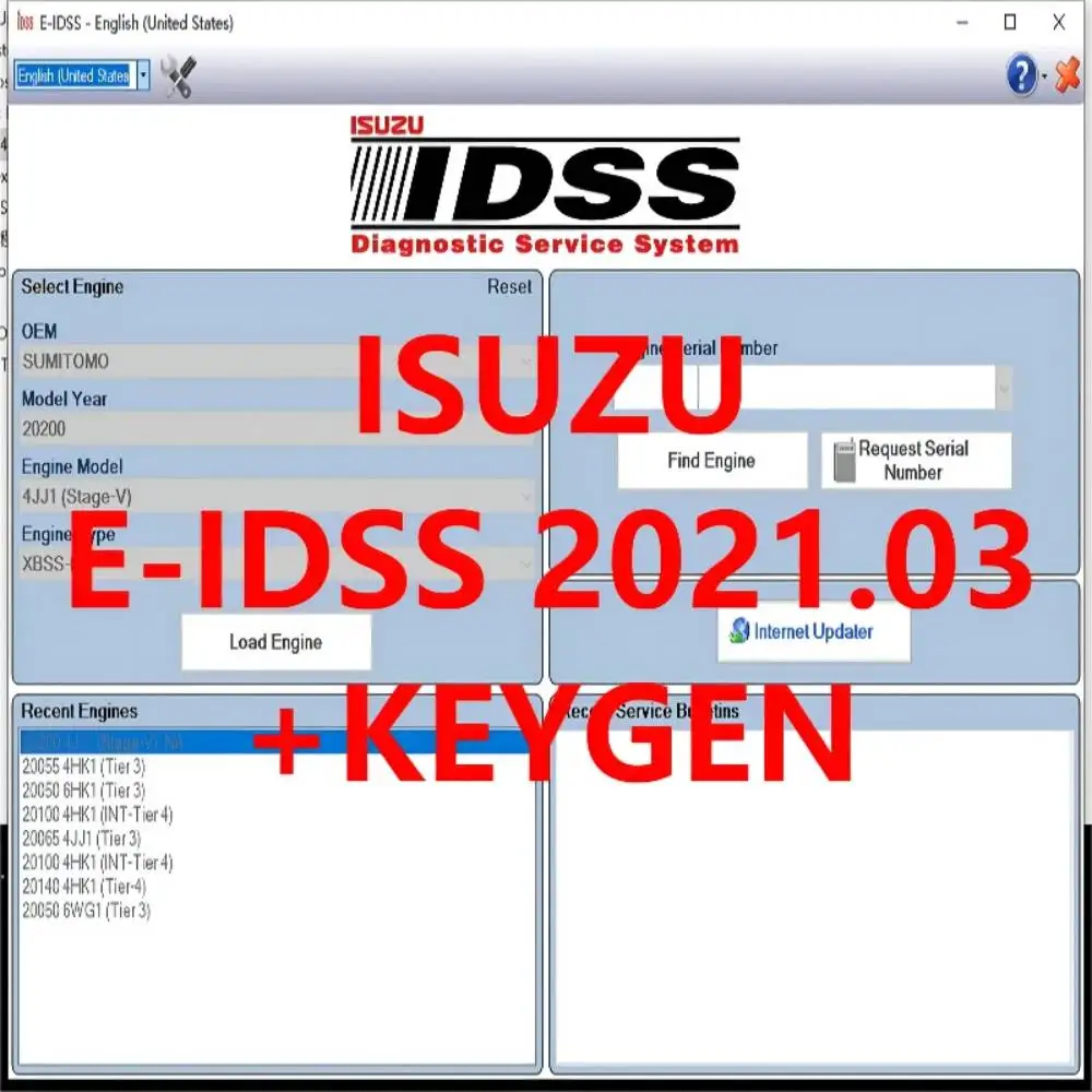 For-Isuzu-E-IDSS-Export-2021-03-Keygen-Diagnostic-Service-System-car ...