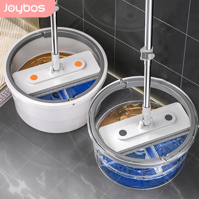 30CM Flatbed Swivel Mop With Bucket Automatic Separation Hands Free ...