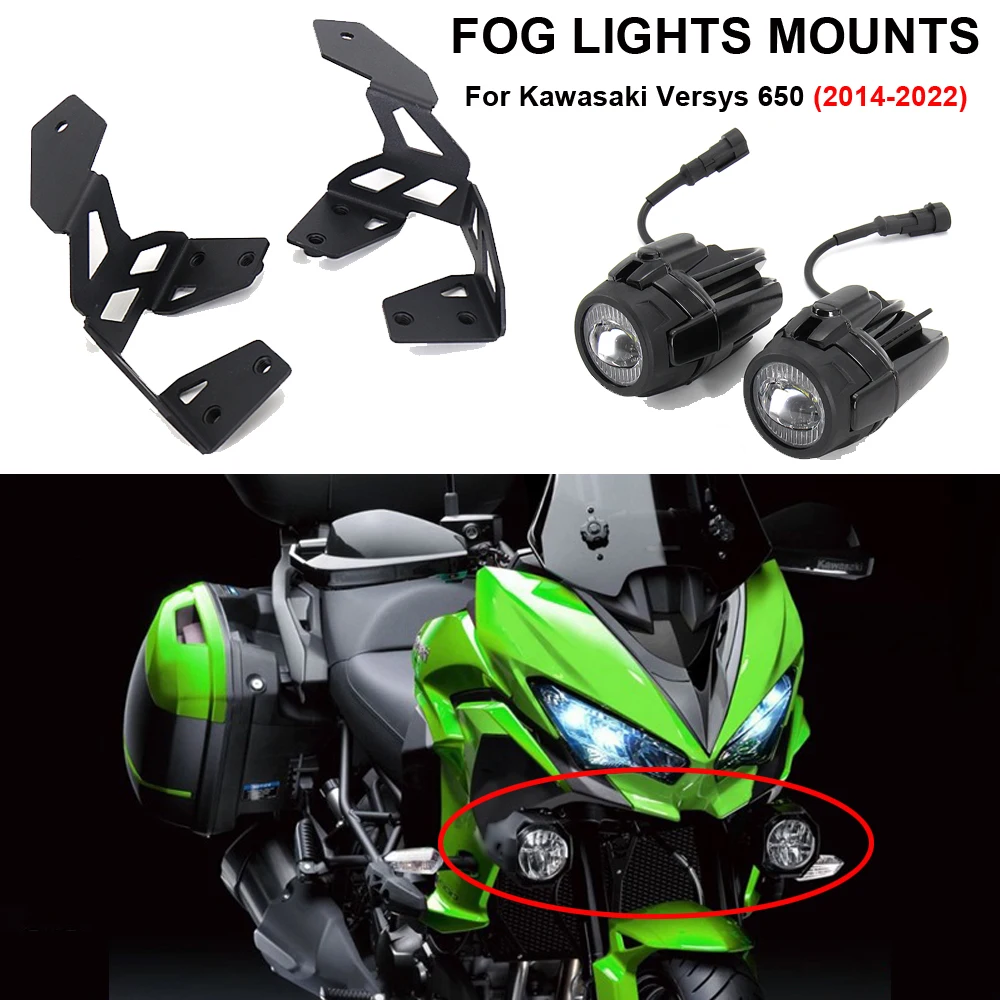New For Kawasaki Versys VERSYS 650 2022 - 2014 Motorcycle Fog light ...