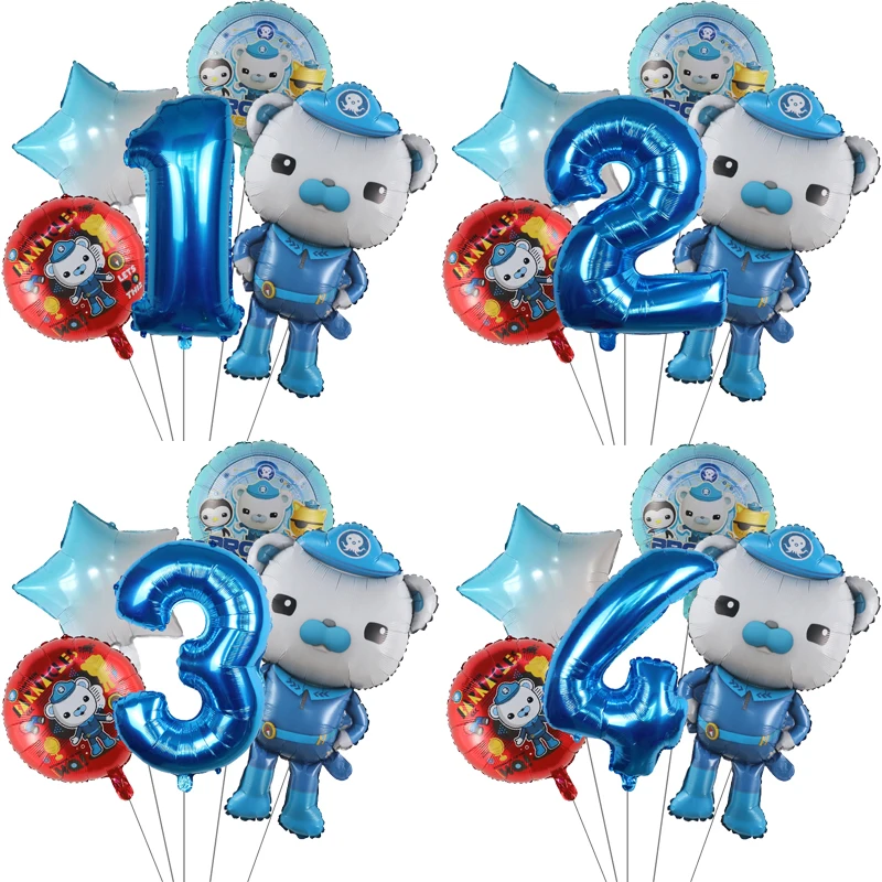 5-pcs-The-Octonauts-Theme-Foil-Balloons-Boys-Girls-Birthday-Party ...