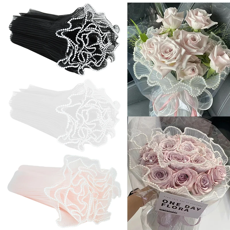 28x360cm Wave Yarn Flower Wrapping DIY Bouquet Floral Gift Package ...