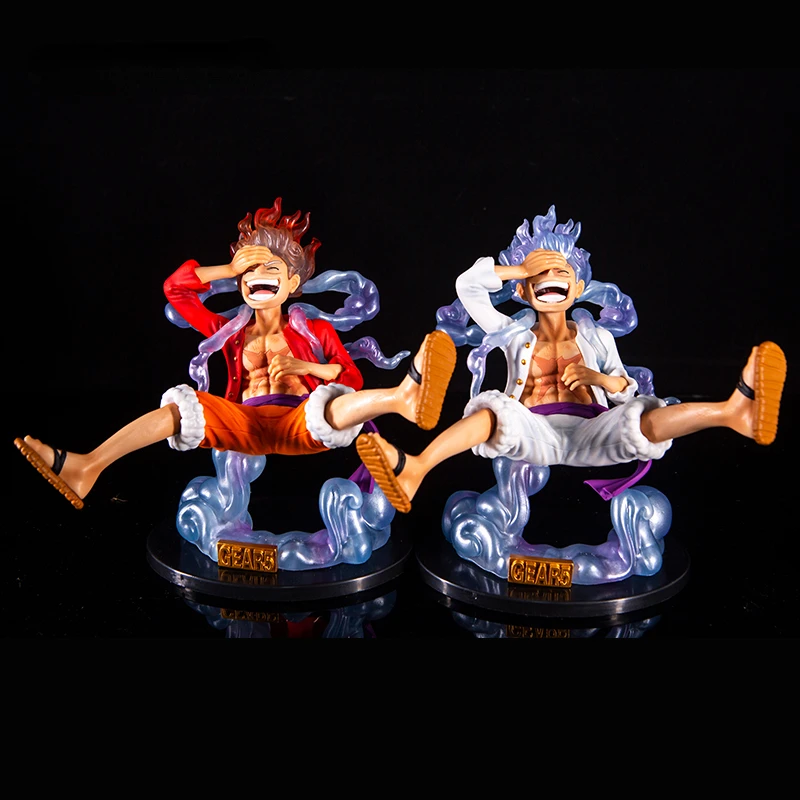One Piece Luffy Gear 5 Figurine Sun God Nikka 19cm PVC Action Figures ...