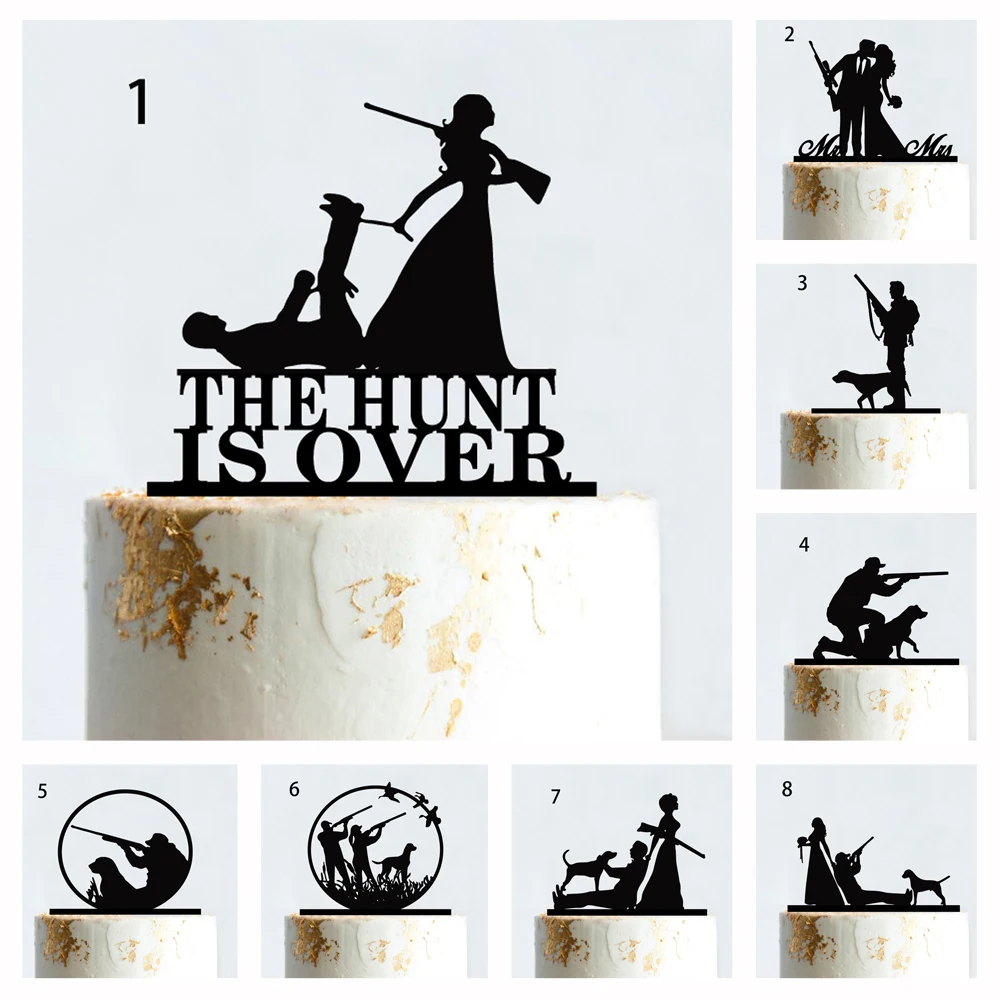 Funny Hunting Cake Toppers