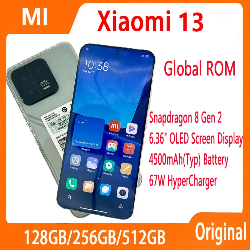 Nova ROM Global Xiaomi 13 Celular Snapdragon 8 Gen 2 50MP Leica Câmera ...