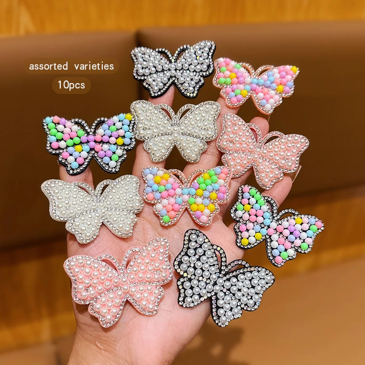 10 colorful butterfly hair clips, cute clips, hair accessories for ...