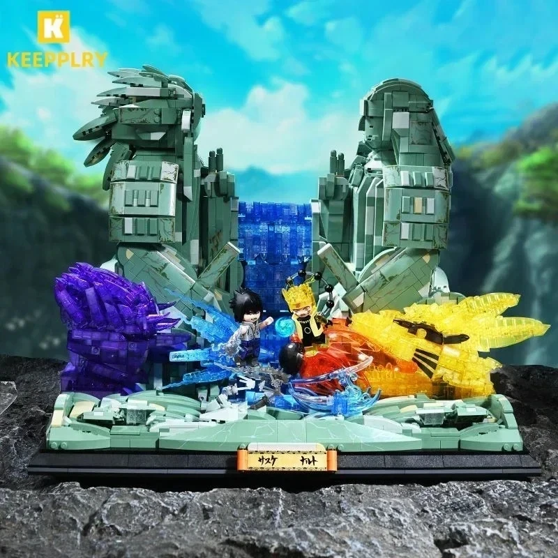Keeppley Building Block NARUTO Animation Classic Scene Final Valley ...